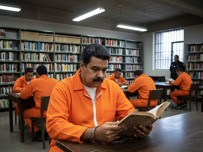 ¿Qué lee Nicolás Maduro en prisión? - La luna de Valencia